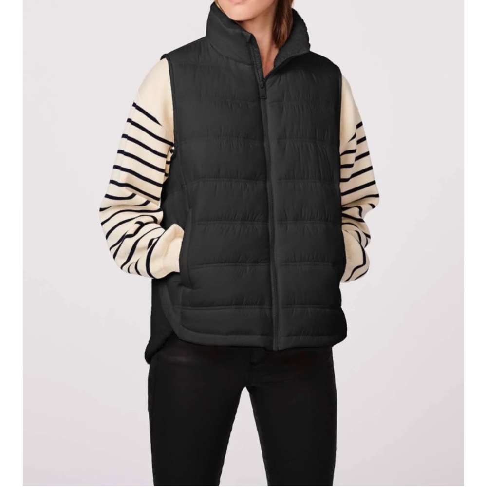 Bernardo Quilted Puffer Vest - Gem